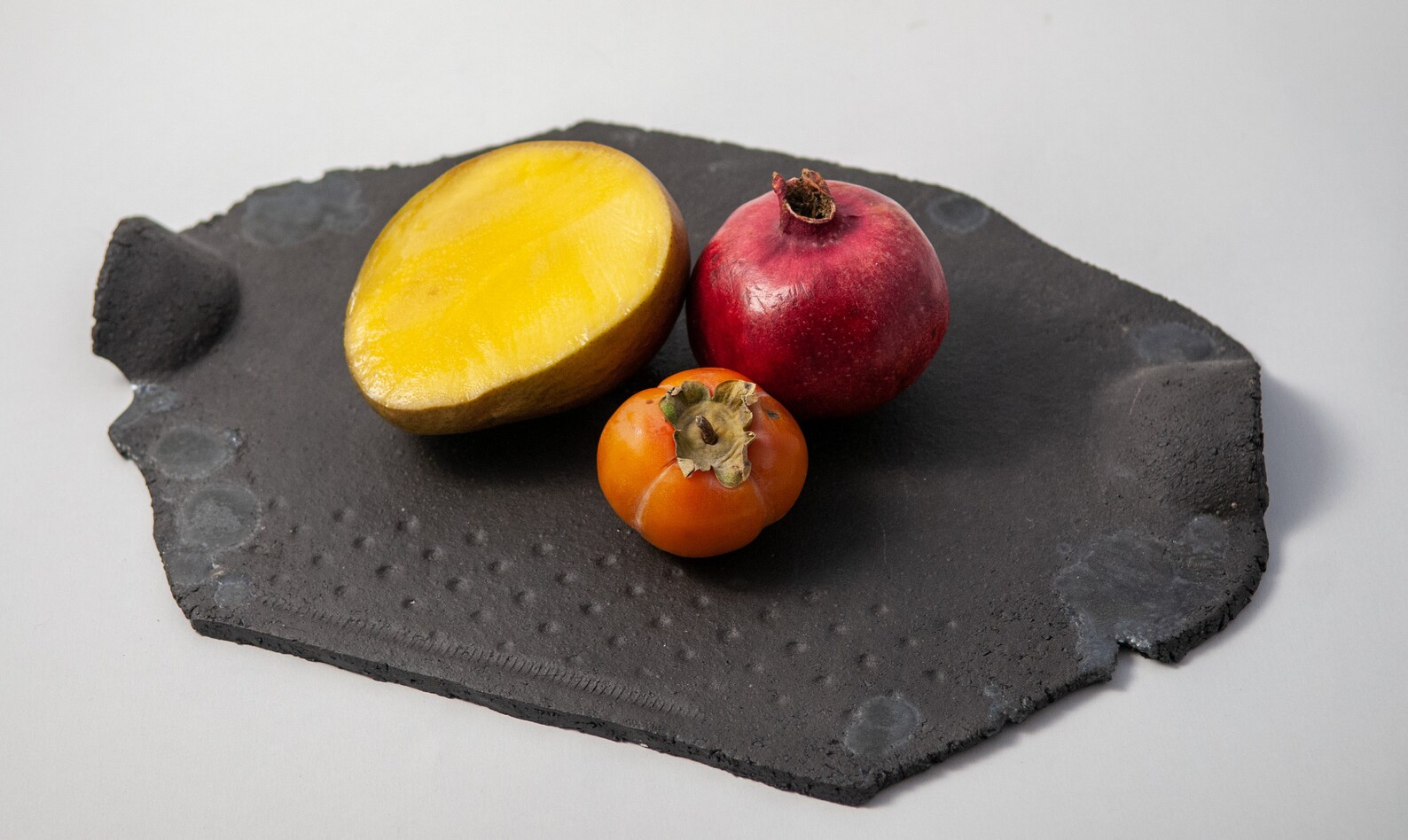 Black Ceramic Tray, Dark Gray Serving Dish, Dessert Serving, Serving ...