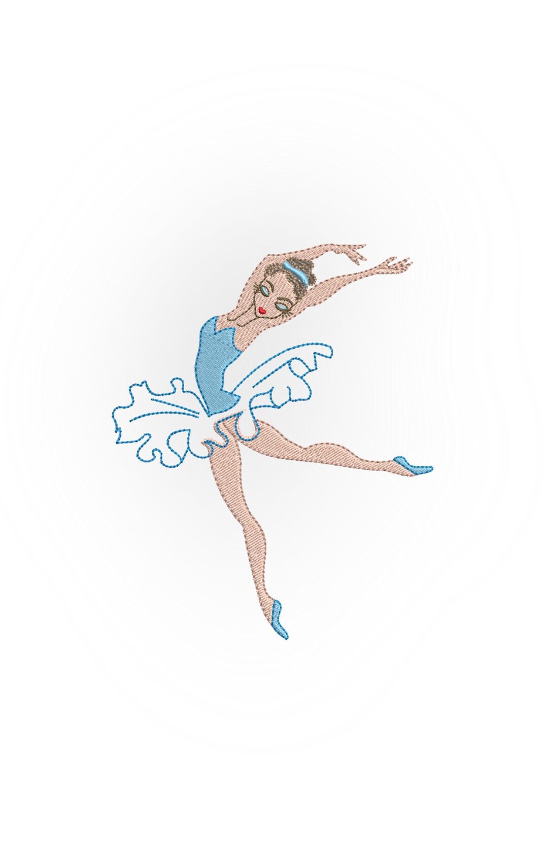 Embroidery File Ballerina, Ballet, Embroidery Design Ballerina, Machine ...