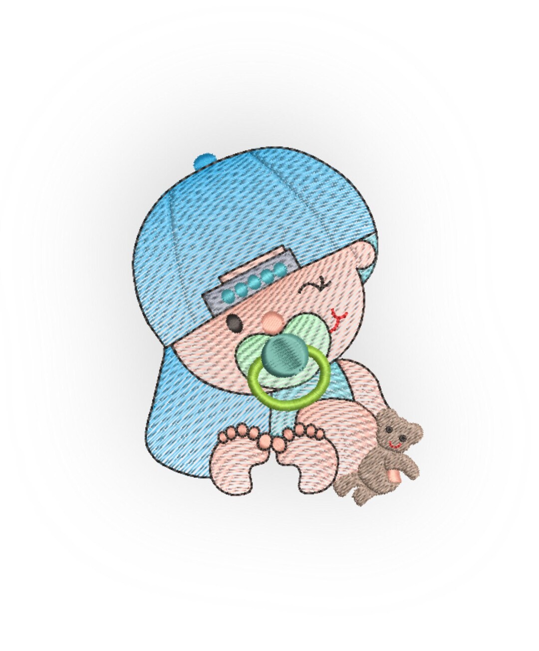 Embroidery File Baby, Embroidery File Baby Boy in 3 Sizes and on ...
