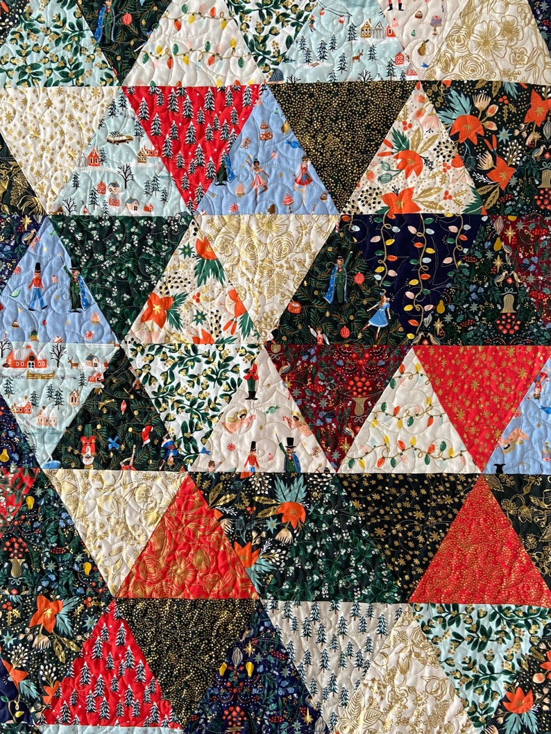 Holiday Classic Quilt, Modern Quilt, Rifle Paper Company Fabrics ...