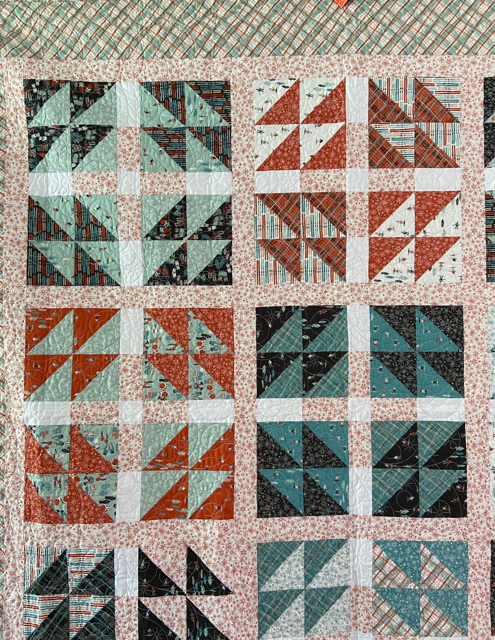 Meet You at the Top, Couch Quilt, Winter Quilt, Quilt - Etsy