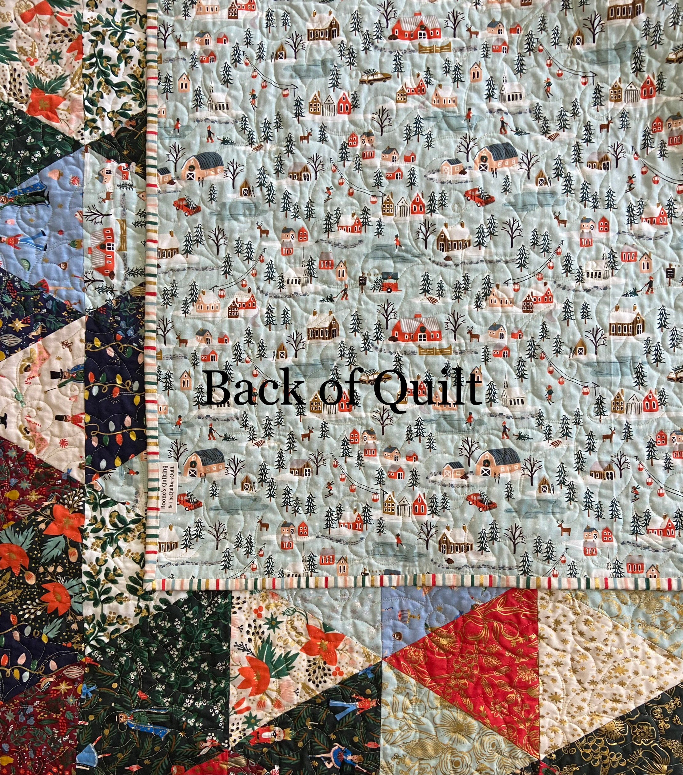 Holiday Classic Quilt, Modern Quilt, Rifle Paper Company Fabrics ...