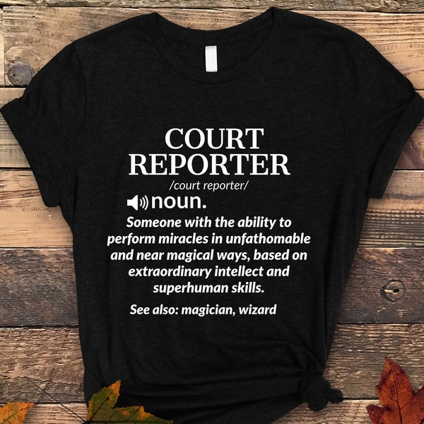 Court Reporter - Etsy