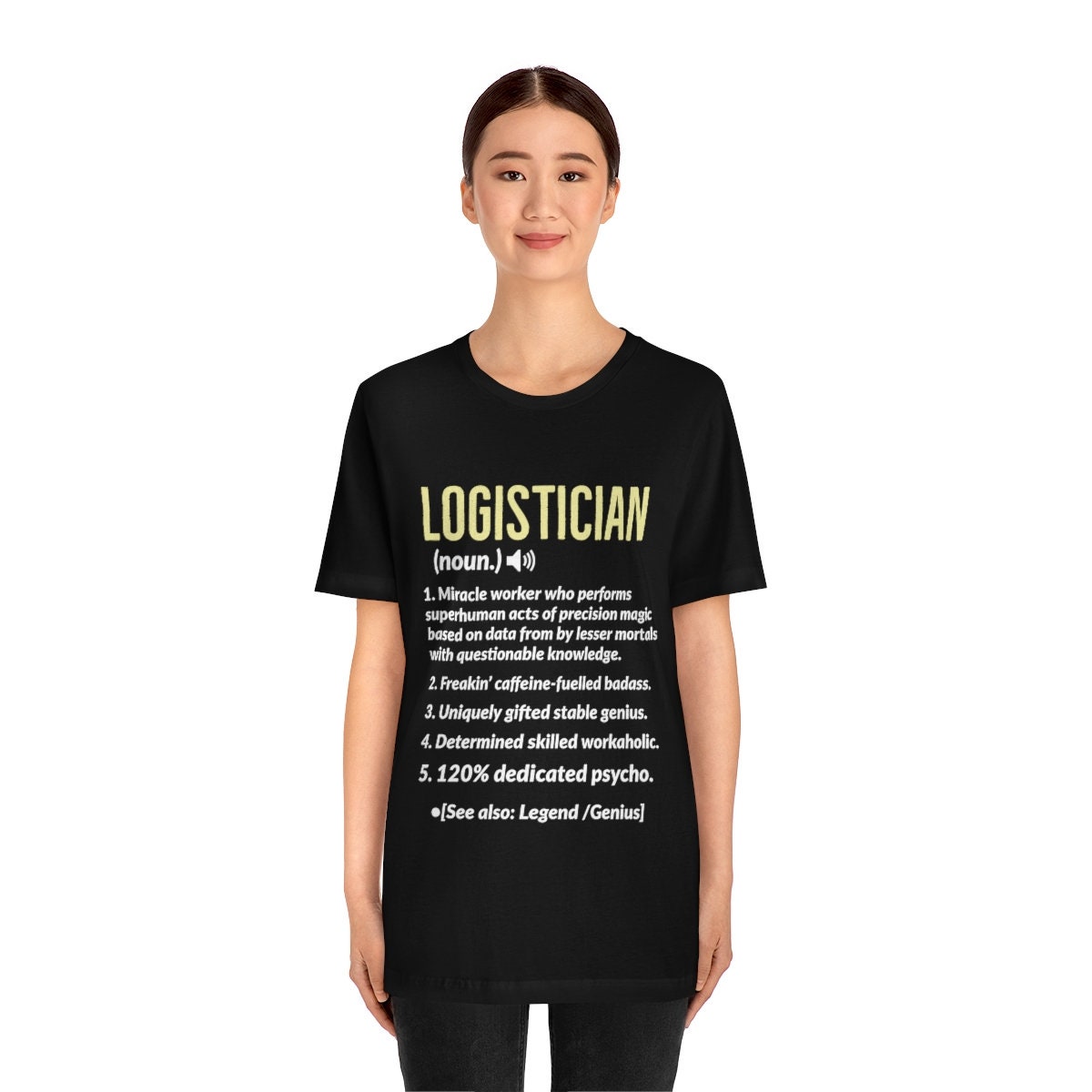 Logistician Definition Shirt, Logistician Shirt, Logistics Shirt ...