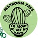 Cactus Themed Classroom Restroom Pass Svg, Png, Eps, Dxf, Pdf, Clip Art ...