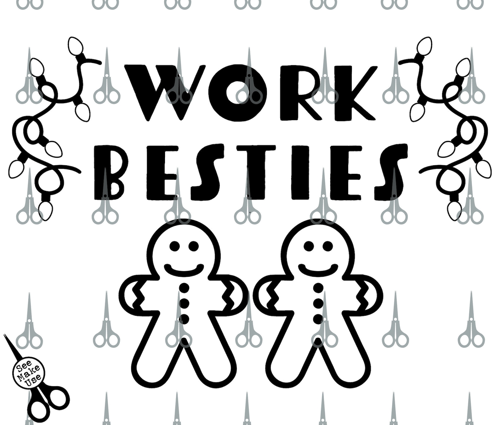 Work Bestie Christmas Shirt Svg|png|dxf|pdf Clip Art Digital Download ...