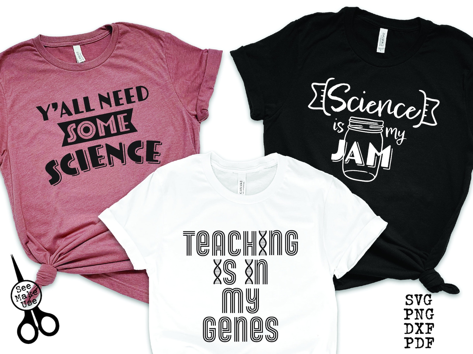Science Teacher Shirt Bundle 1 Svgpngdxfpdf Clip Art - Etsy