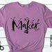 Maker Shirt Svg|png|dxf|pdf Clip Art Digital Download Graphic Cut File ...