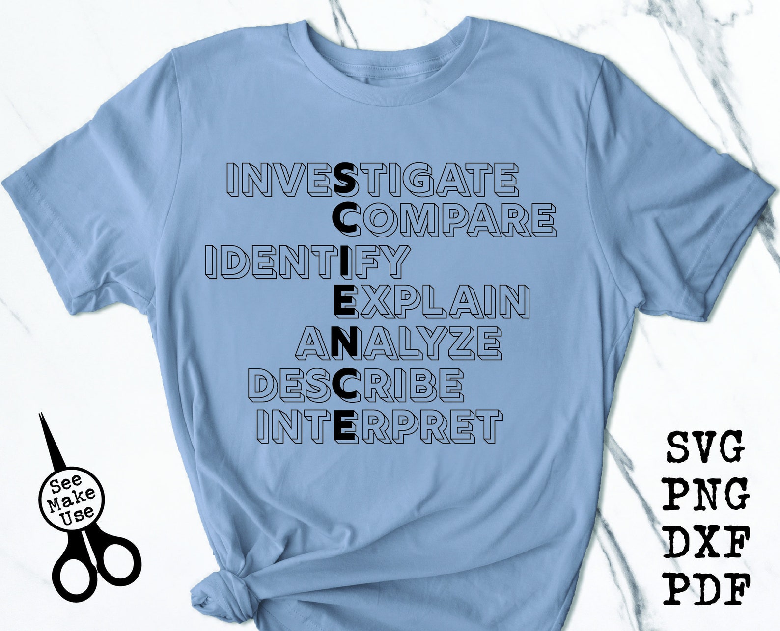 Science Teacher Shirt Svg|png|dxf|pdf Clip Art Digital Download Graphic ...