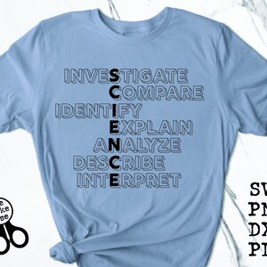 Science Teacher Shirt Svg|png|dxf|pdf Clip Art Digital Download Graphic ...