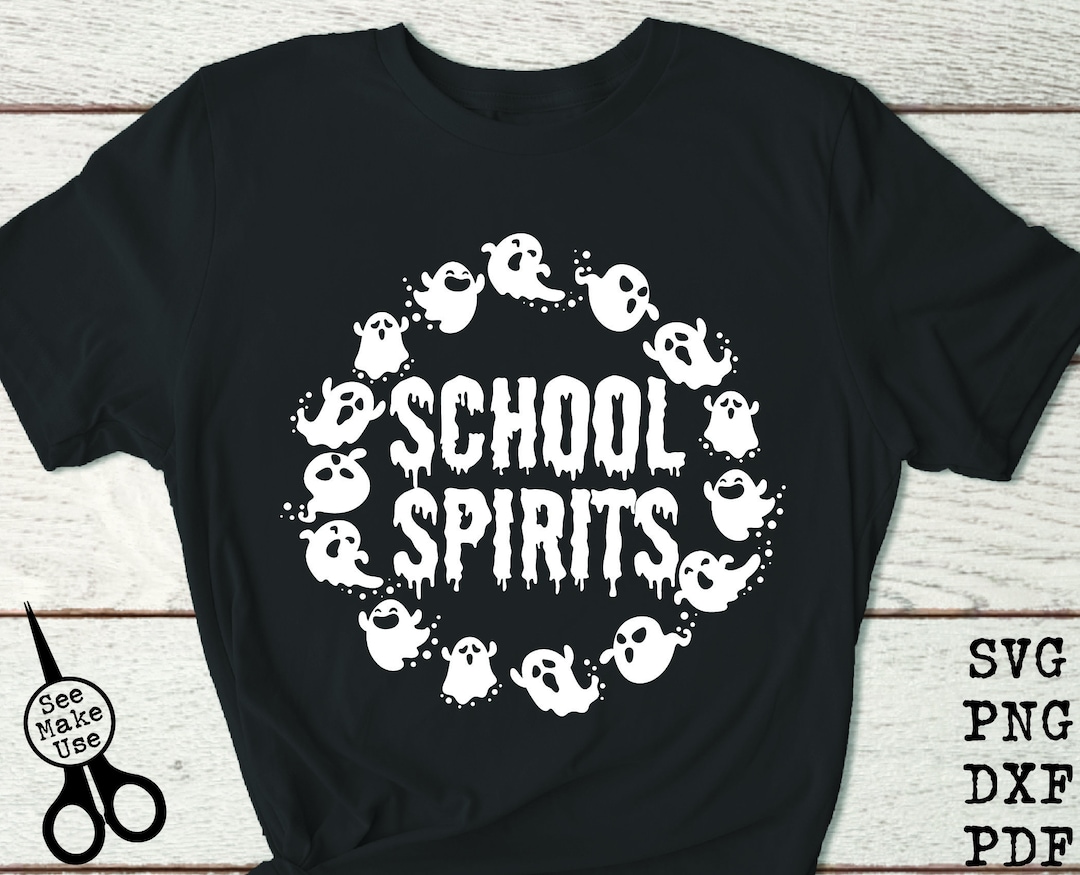 Funny School Halloween Teacher Shirt Svg|png|dxf|pdf Clip Art Digital ...
