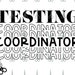 Testing Coordinator Shirt Svg|png|dxf|pdf Clip Art Digital Download ...