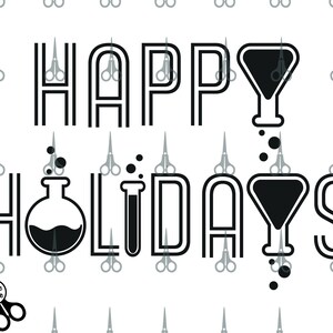 Science Teacher Christmas Shirt| Happy Holidays Svg|png|dxf|pdf Clip ...