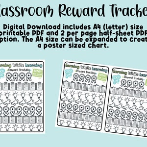 Classroom Reward Tracker | Student Reward Tracker | Behavior Management ...