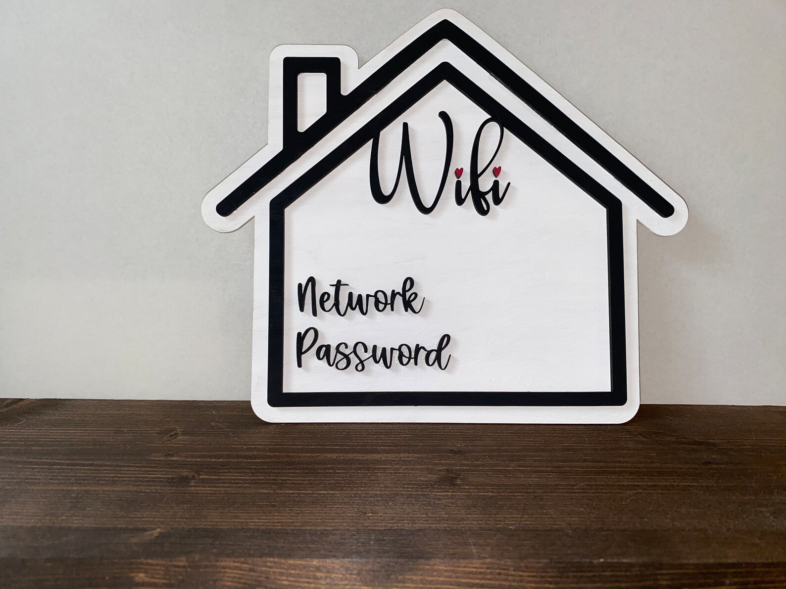 Wifi Sign SVG, Laser Cut File, Glowforge Ready File, Wifi Username and ...