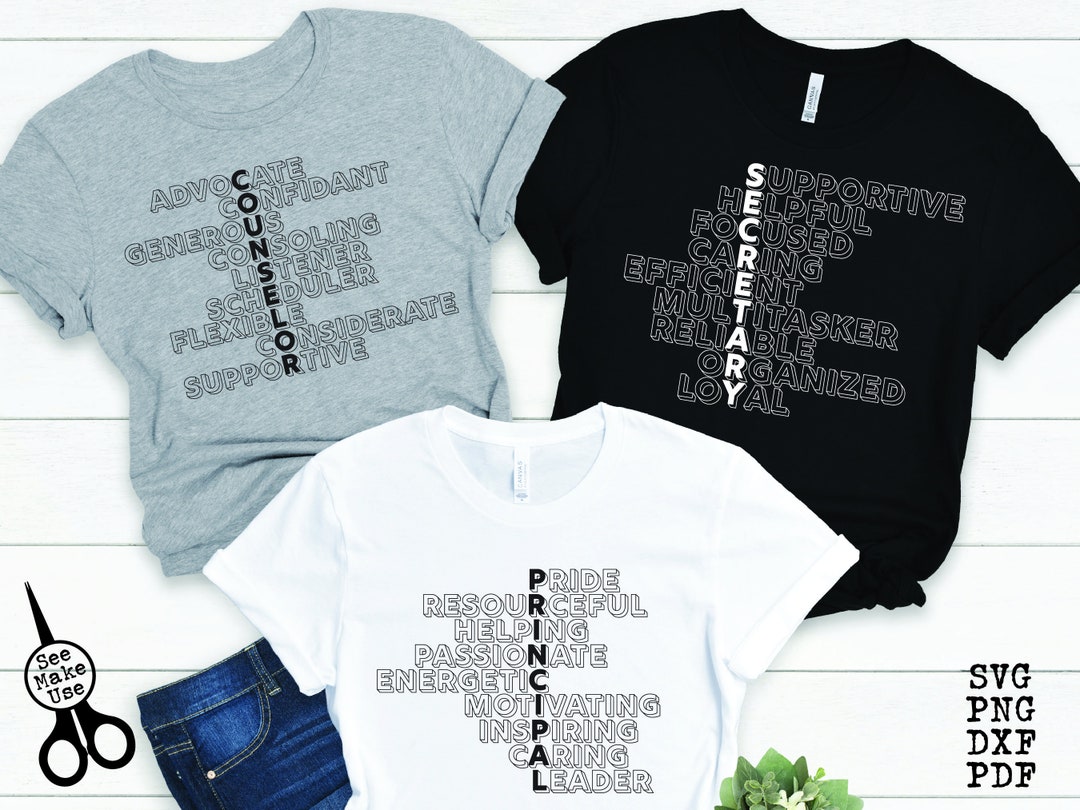 Principal's Office Shirt Bundle 1 Svgpngdxfpdf Clip Art Digital ...