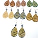 Polynesian Island Tribal Earring Set - Resin Embossed With Pearl ...
