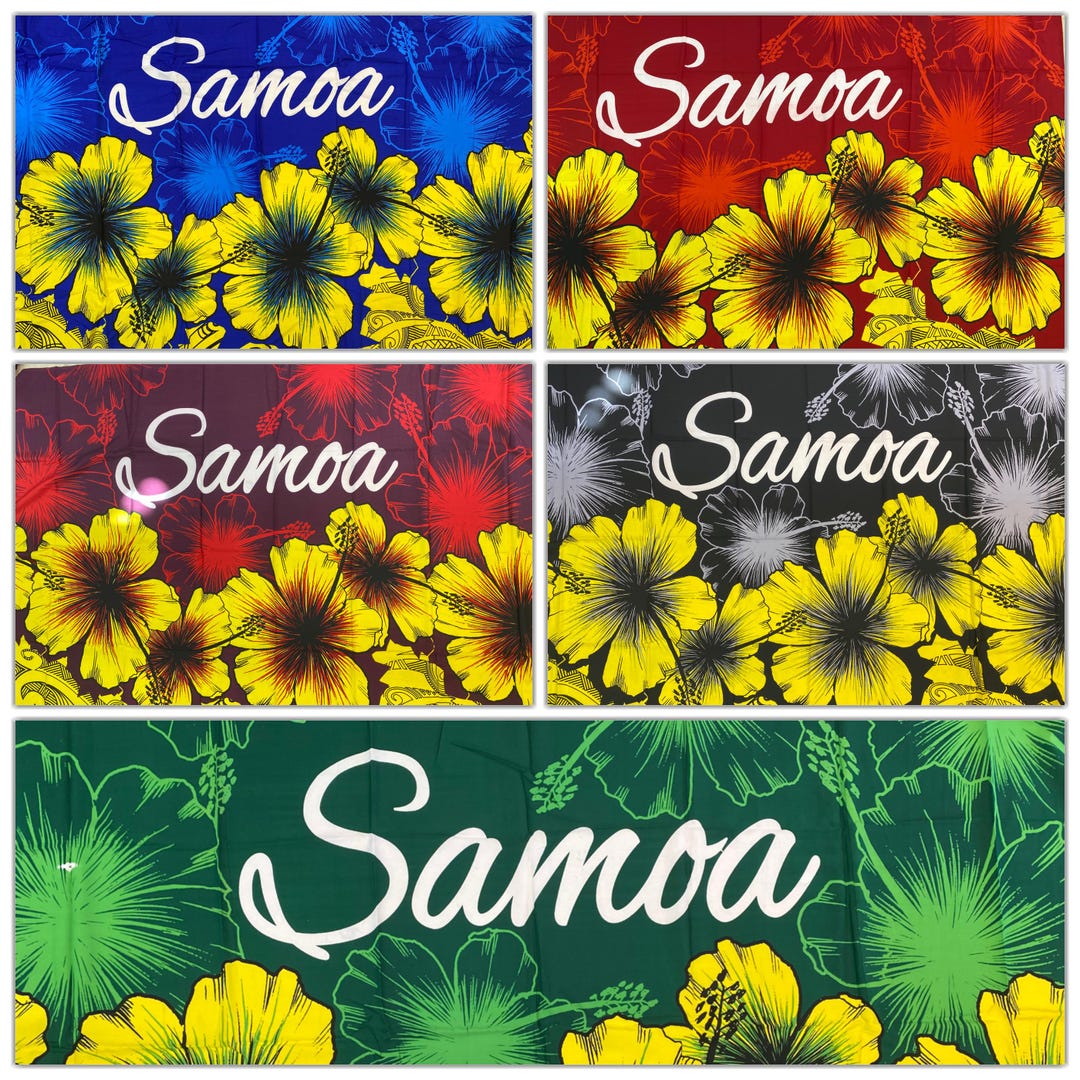 High-quality Soft Lightweight Samoan Ei Lava Lava Sarong Pareo Wrap ...