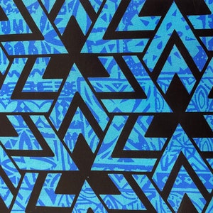 Polynesian Elegance: 36" Polyester Fabric With Poly Cotton Feel ...