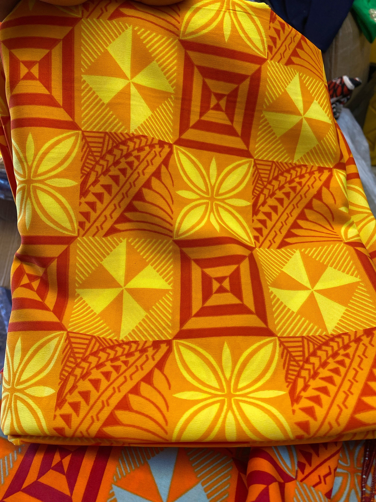 New Sarong, Pareo, Lava Lava, Beach Wrap - 72” X 45” Polynesian Block ...