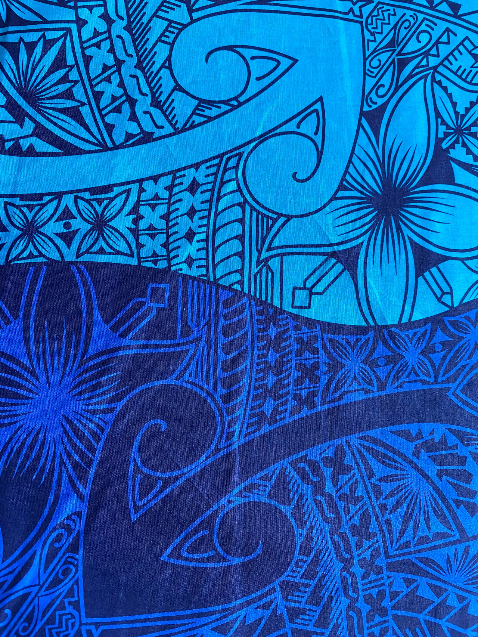 GTEX Collection - Polynesian Fabric -tribal Tattoo and Floral Design ...