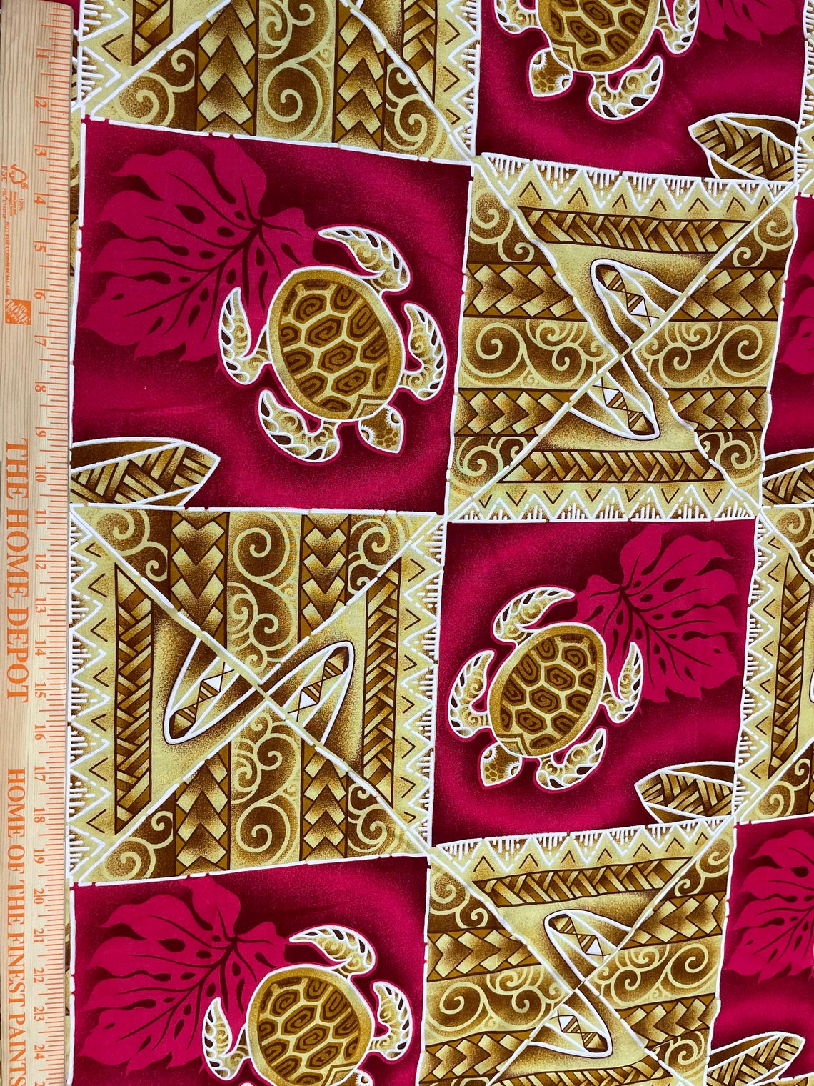 Polynesian Tapa Fabric - Tribal Hawaiian Cute and Unique Fabric Design ...