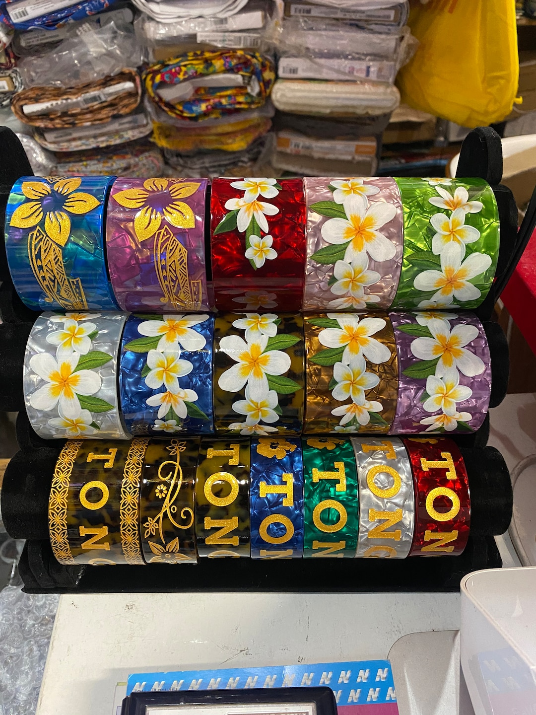 Tonga Bracelet, Bangle, Jewelry, Acrylic Resin Tortoise Shell Material ...