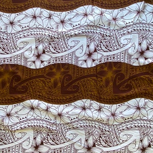GTEX Collection - Polynesian Fabric -tribal Tattoo and Floral Design ...