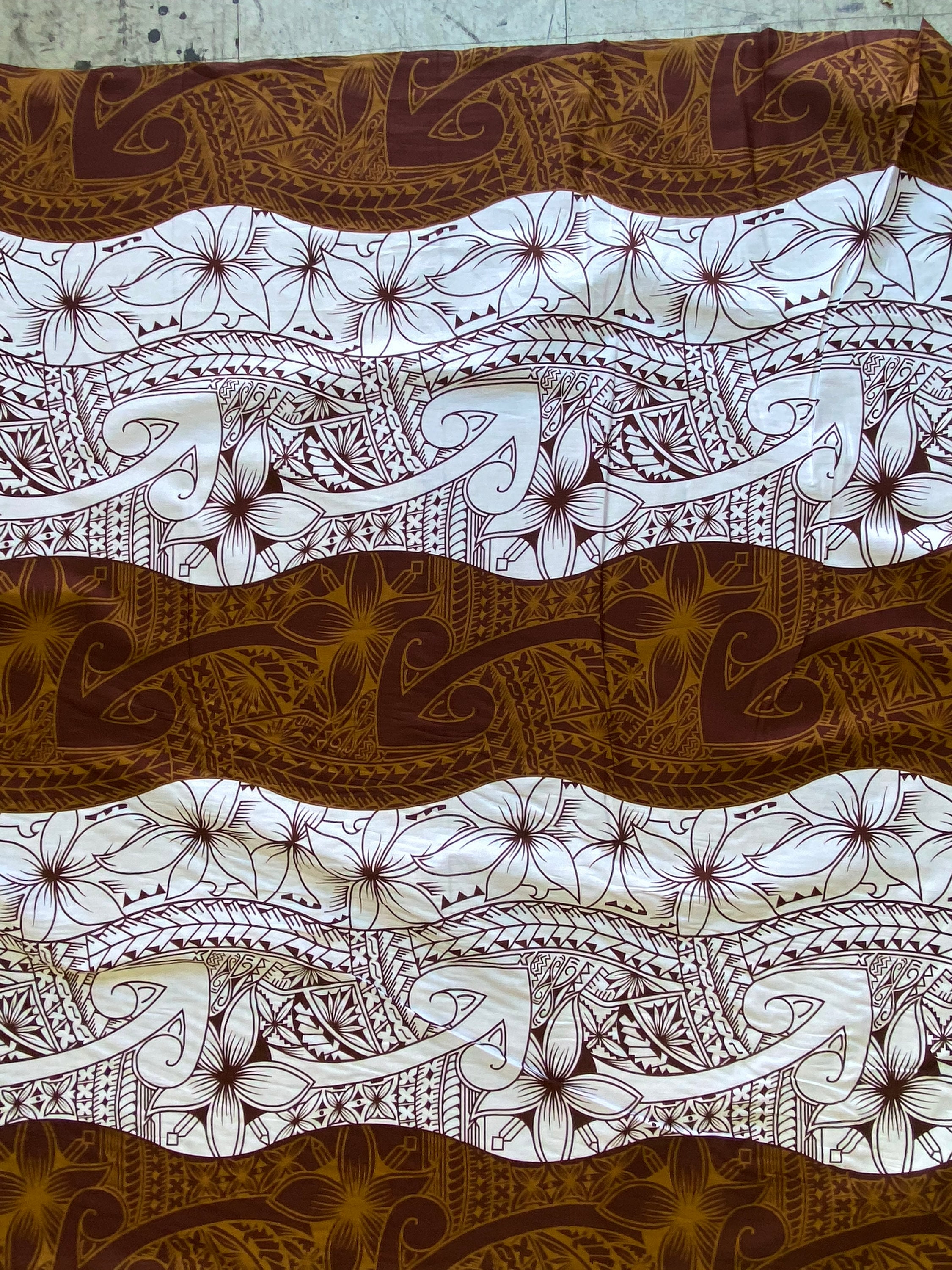 GTEX Collection - Polynesian Fabric -tribal Tattoo and Floral Design ...