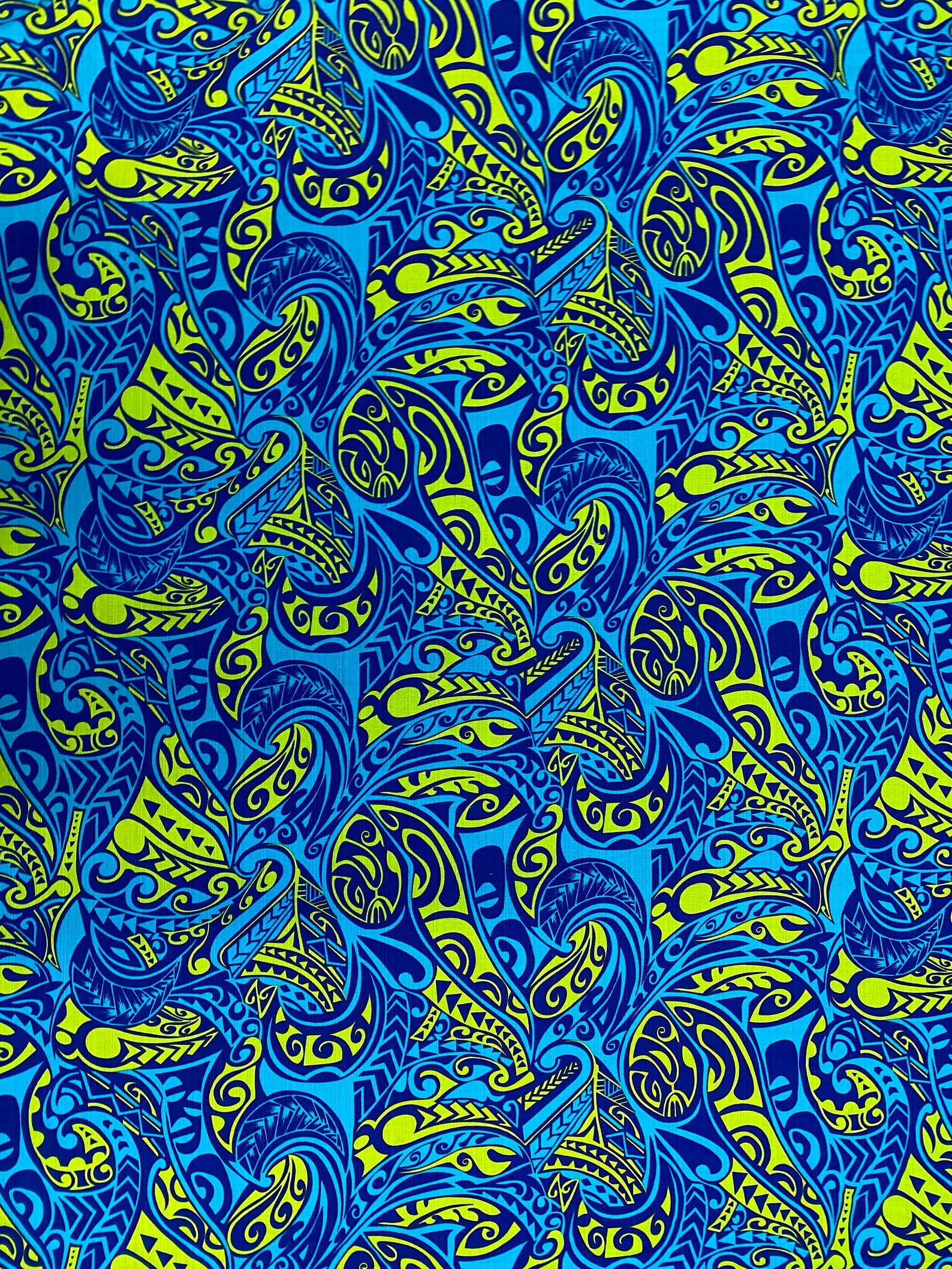 Polynesian Fabric -tapa Fabric, New Design, Tribal, Samoan, Fiji ...