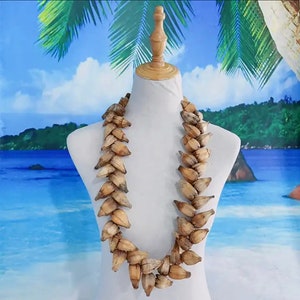 Polynesian, Samoan, Tongan Men's Traditional - Ula Fala Necklace ...