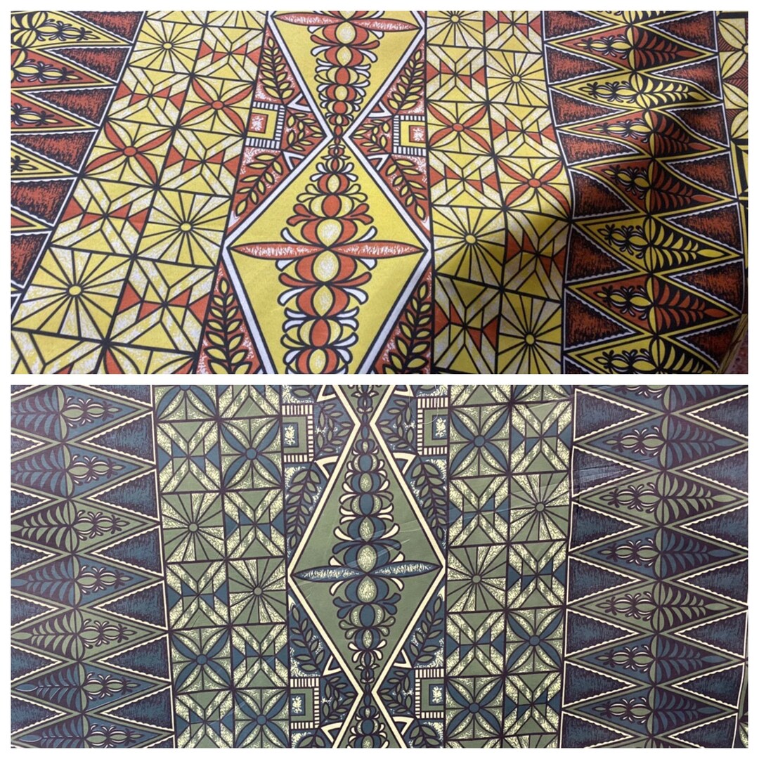 Polynesian Tapa Print, Tribal, Block Print, Polyester Fabric 45" - HD ...