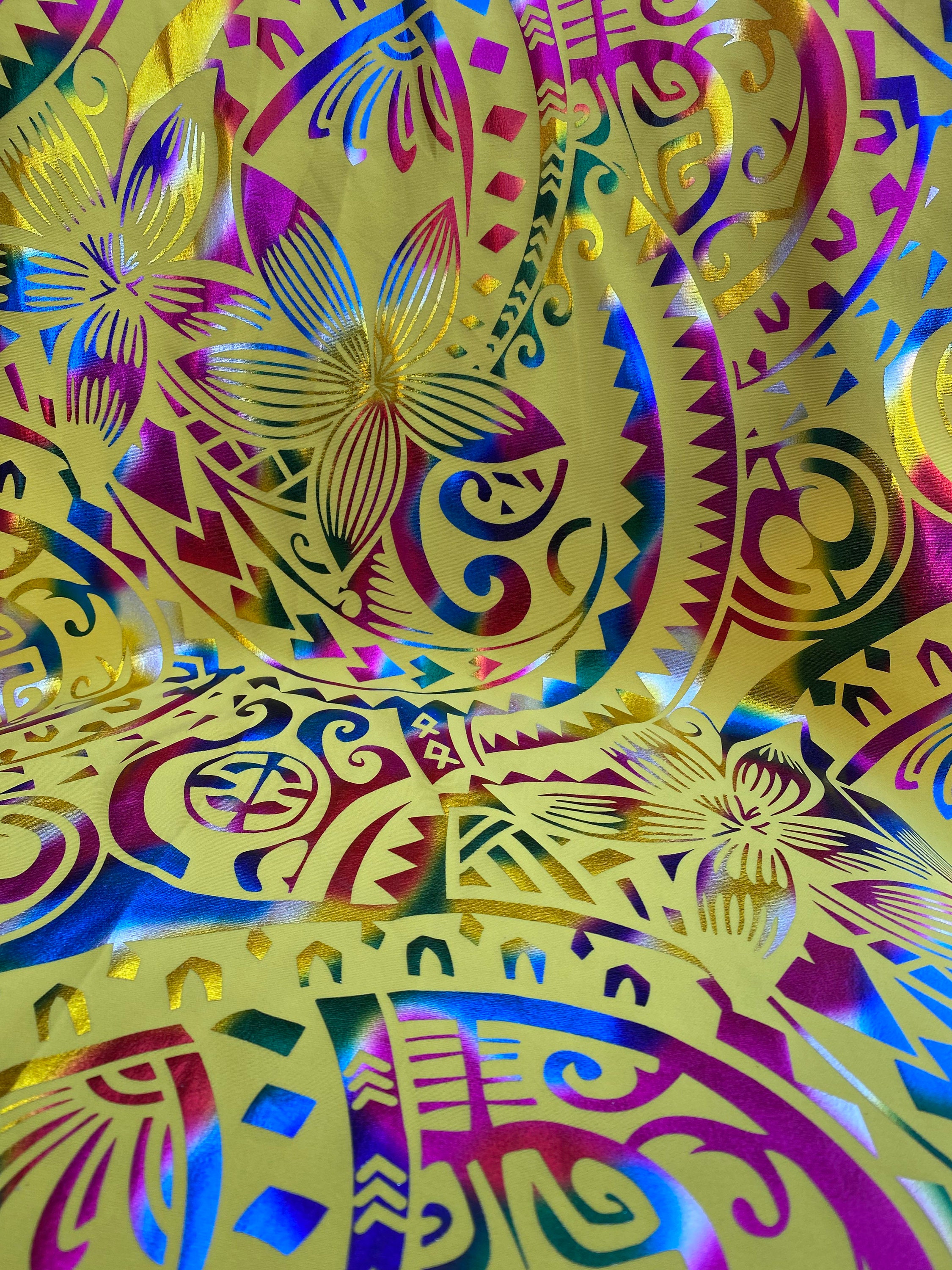 GTEX Collection- Exquisite Traditional Polynesian Tattoo Design | Foil ...