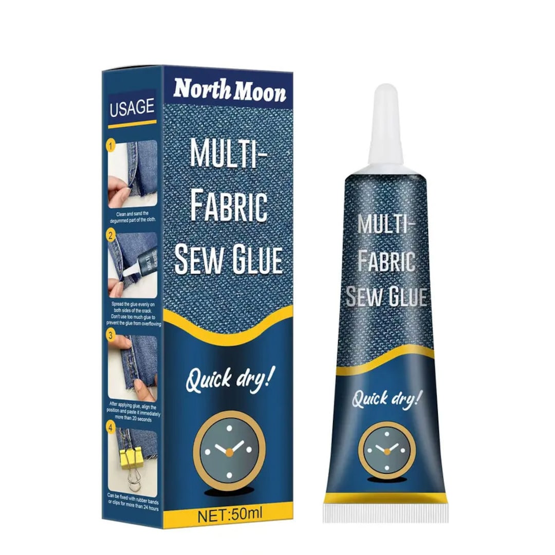 Multi-fabric Sew Glue - Fabric Mending Glue - Special for Clothes Jeans, Fabric Glue, Fabric ...