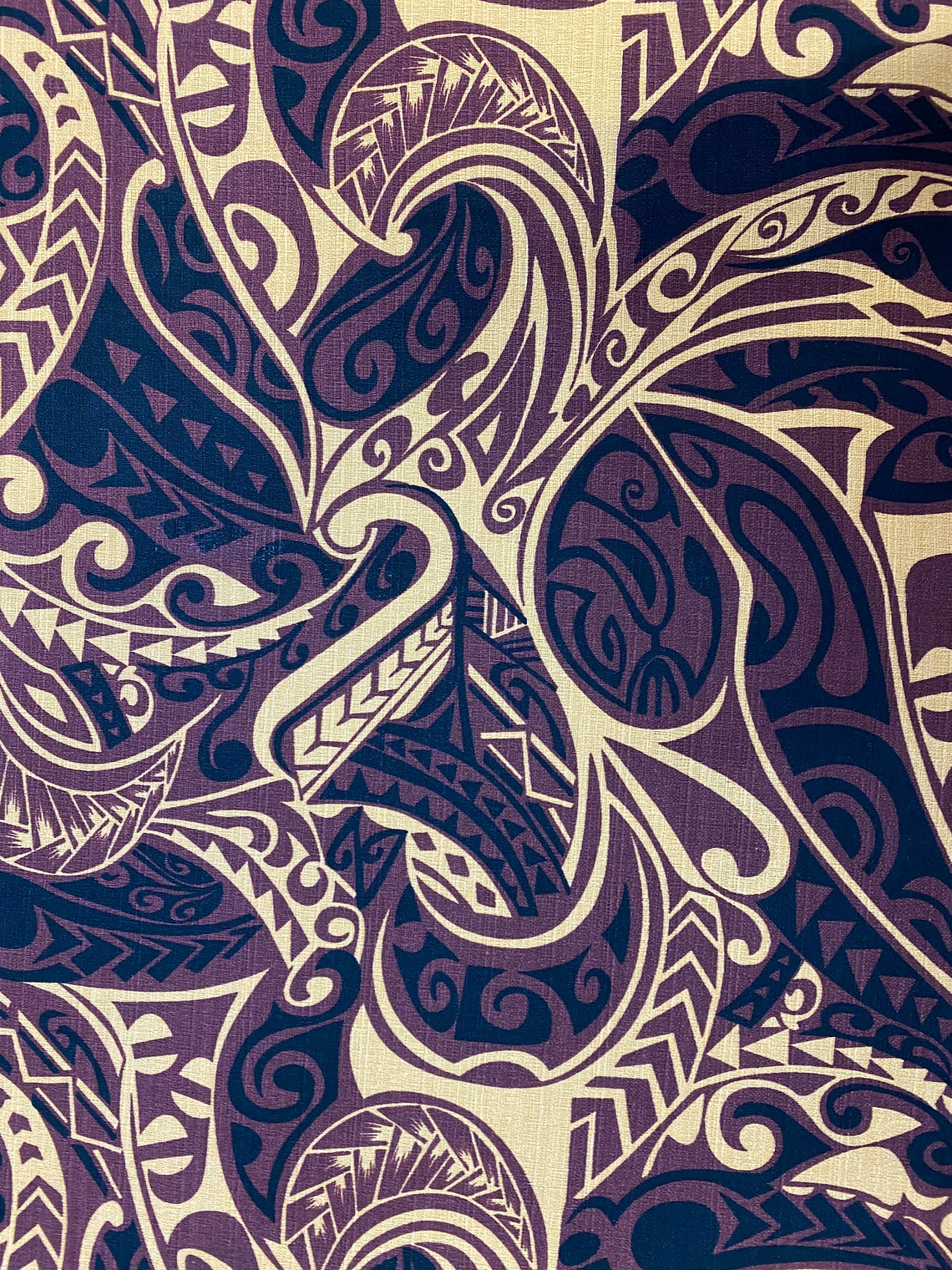 Polynesian Fabric -tapa Fabric, New Design, Tribal, Samoan, Fiji ...