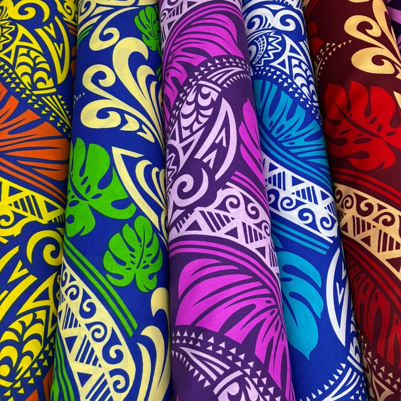 Tribal Island Fabric - Etsy