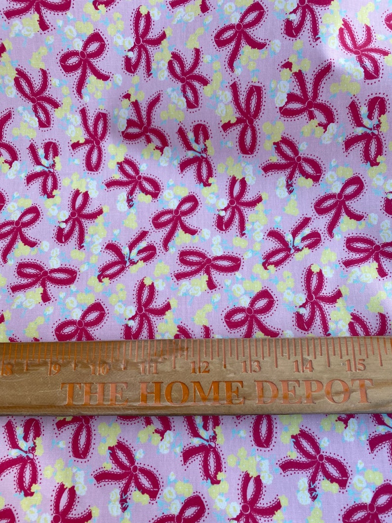 Novelty Pink Ribbon & Ribbons Cute Craft Fabric 100% Cotton - Etsy