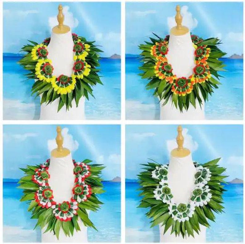 Tongan Kaho’a Fa Leí Necklace - Handmade - Etsy