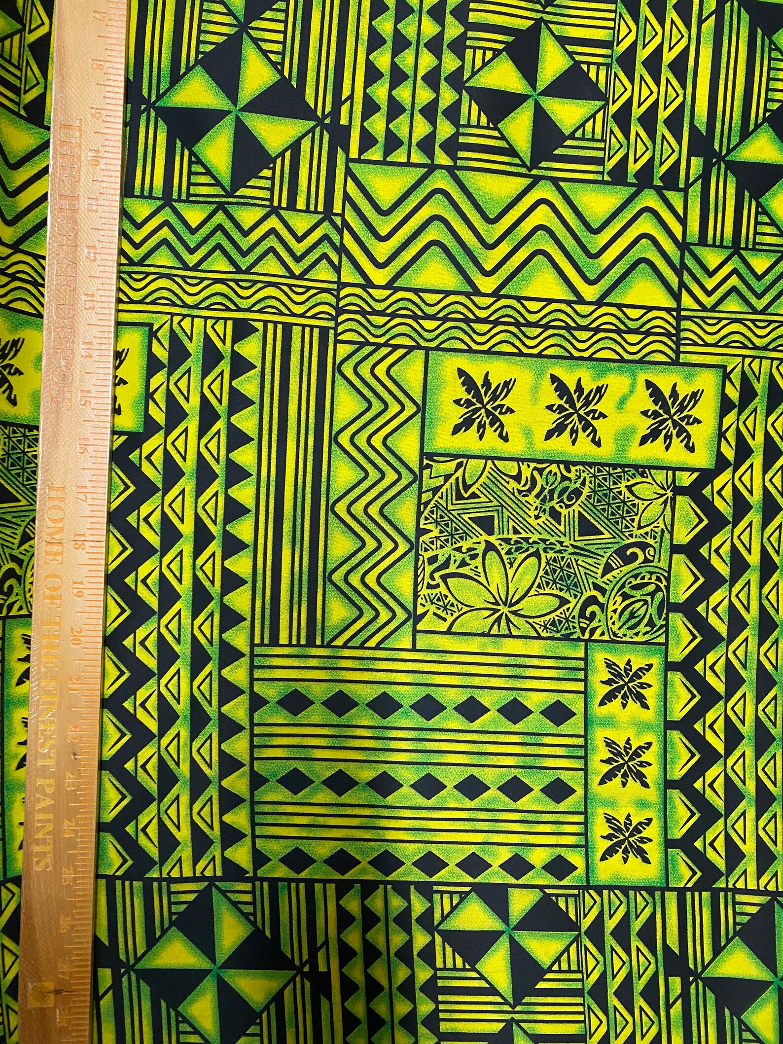 Polynesian Elegance: 36" Polyester Fabric With Poly Cotton Feel– Tribal ...
