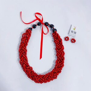 Polynesian, Samoan, Tongan Men's Traditional - Hawaiian Lopa Seeds Red ...