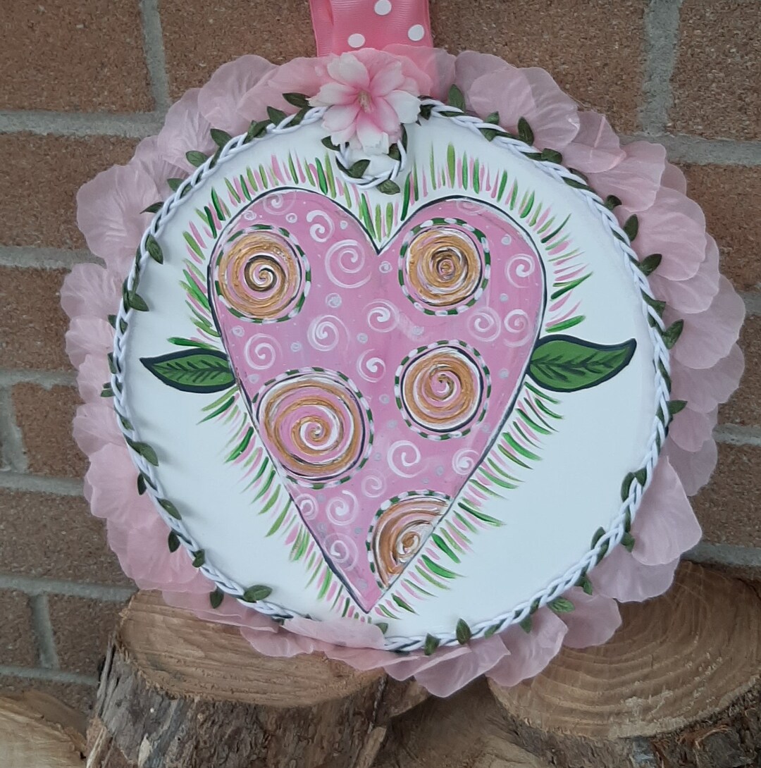 Heart of Whimsy Circle Wall Hanging - Etsy