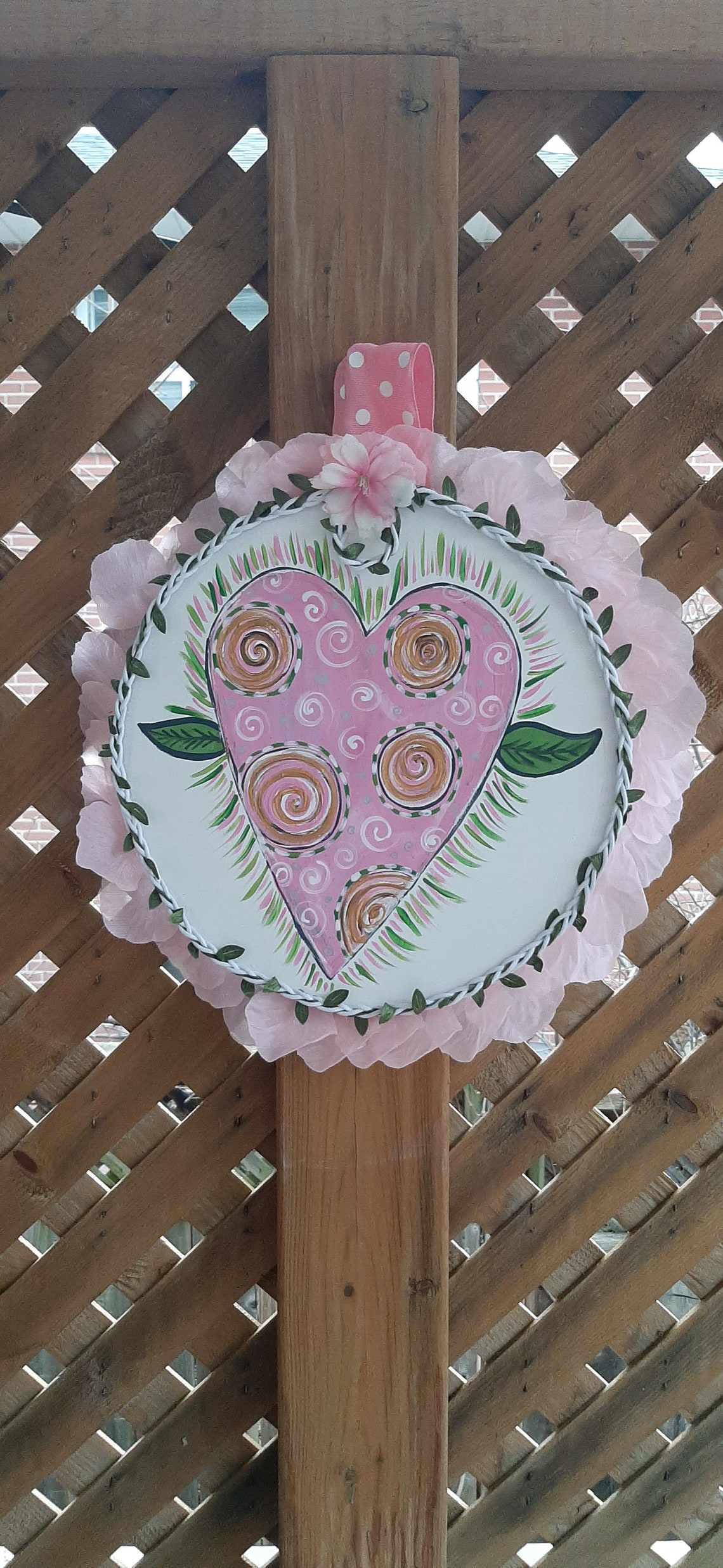 Heart of Whimsy Circle Wall Hanging - Etsy