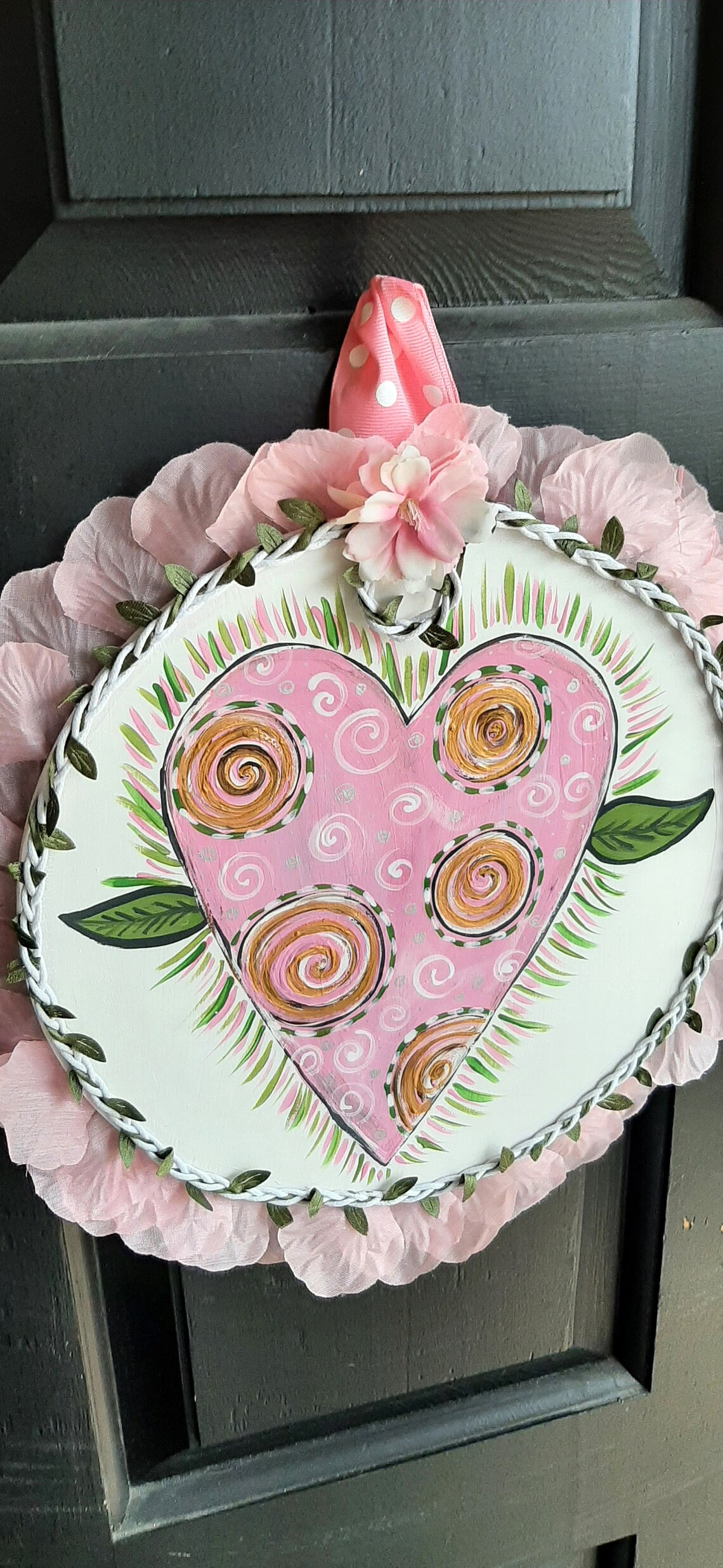 Heart of Whimsy Circle Wall Hanging - Etsy