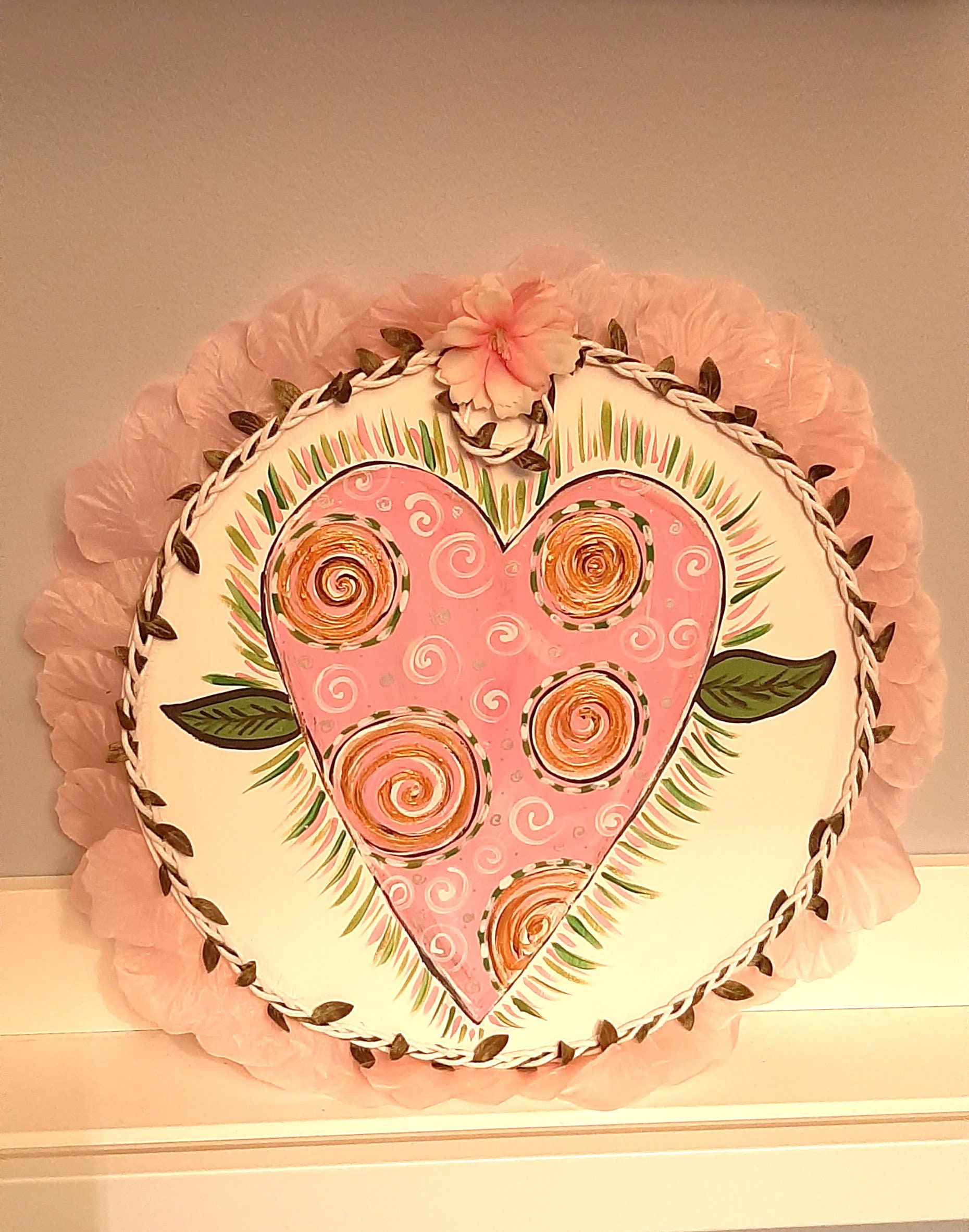 Heart of Whimsy Circle Wall Hanging - Etsy