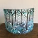 Winter Forest Fused Glass Curve - Etsy