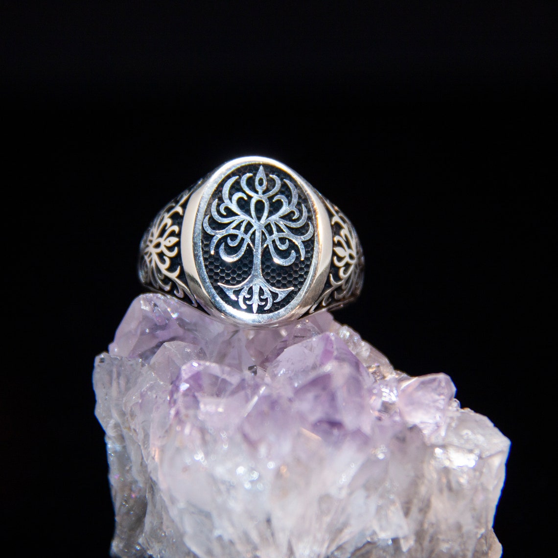 925 Sterling Silver Tree of Life Ring for Men or Women | Etsy