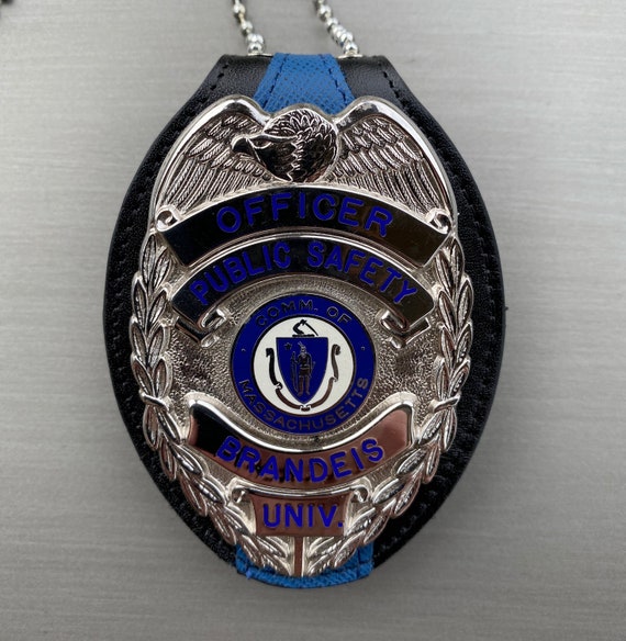 Oval Police Badge Template