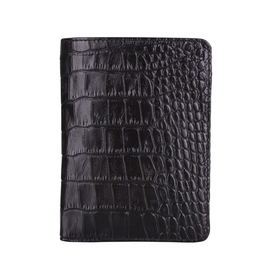 Police Badge Wallet All Leather Universal Fit-black Croc - Etsy
