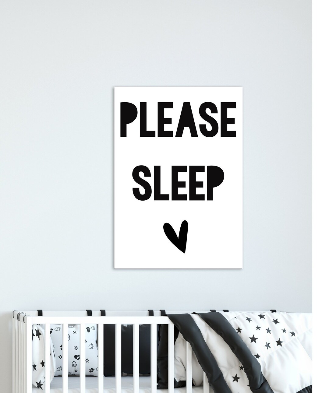 PLEASE SLEEP PRINT, Digital Download, Nursery Print, - Etsy