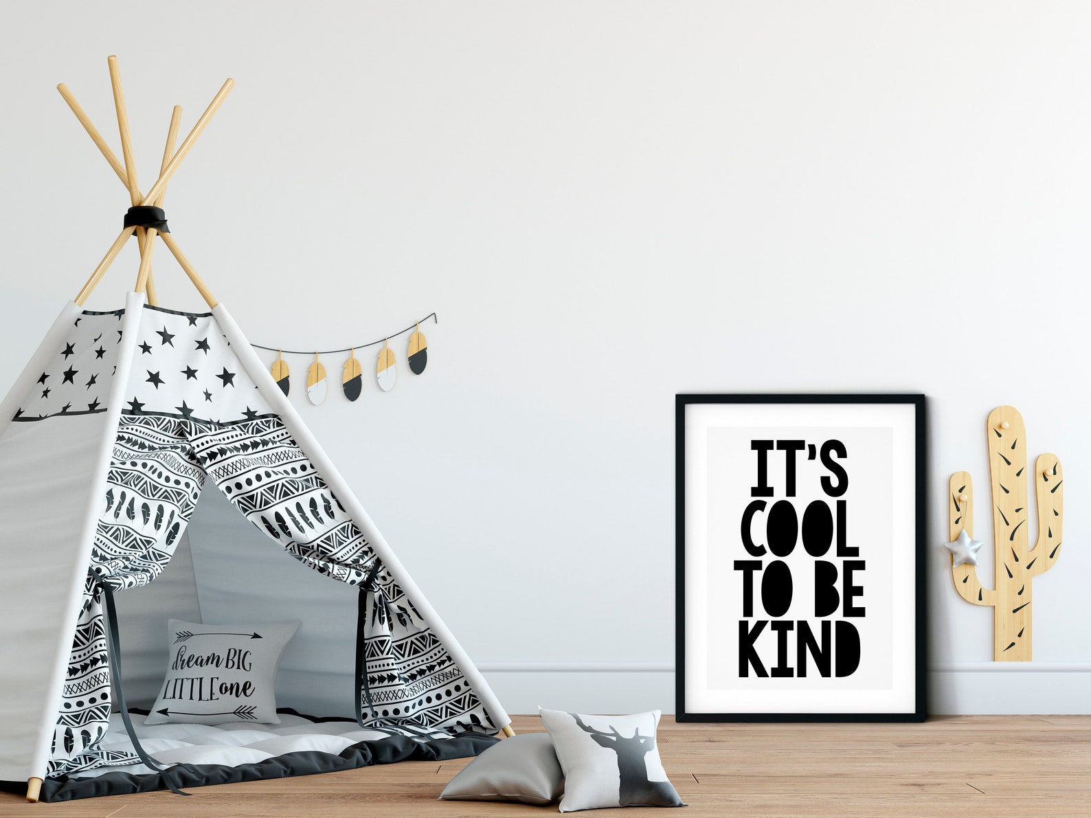 It's COOL to BE KIND Print Digital Download Nursery - Etsy